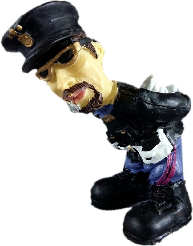 Dekoracja poliston figurka policjanta 9c m w folii bąbelkowej DE-197TS ...